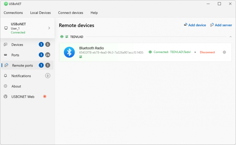 Remote connection - Networking Technologies Application Software